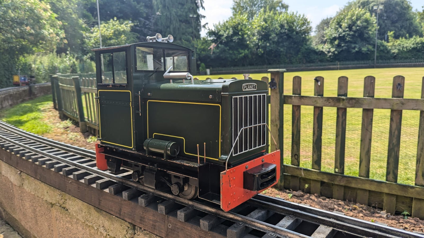 5 Inch Maxitrak Planet (Green) | 5 Inch Gauge locomotives for sale ...